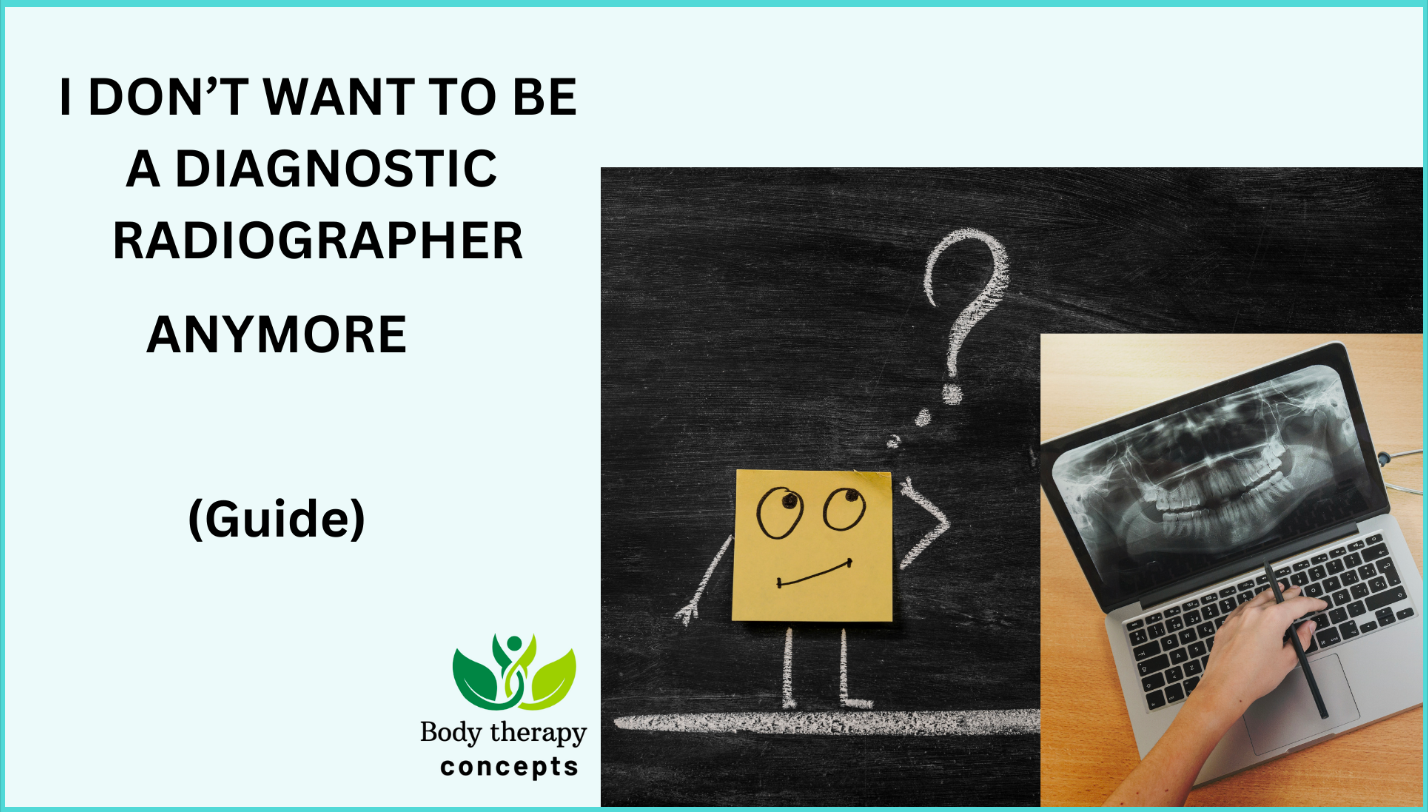 I don’t want to be a diagnostic radiographer anymore: Guide.